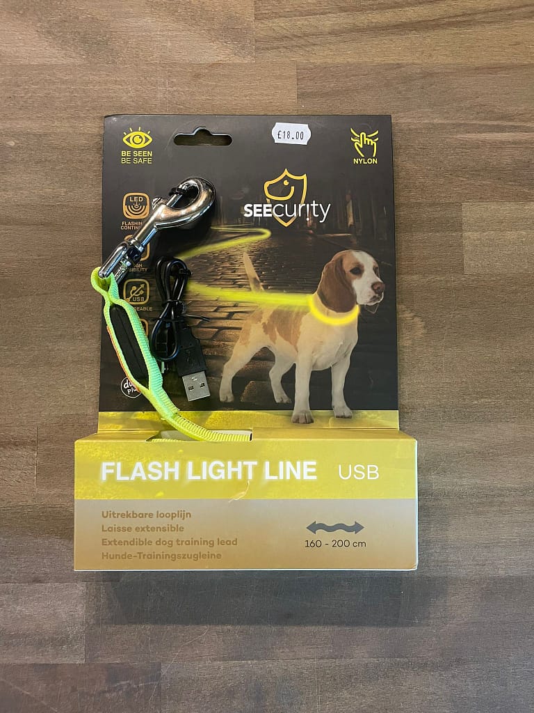 Flash Light Line (Extendable Training Lead) - K9 Kennels