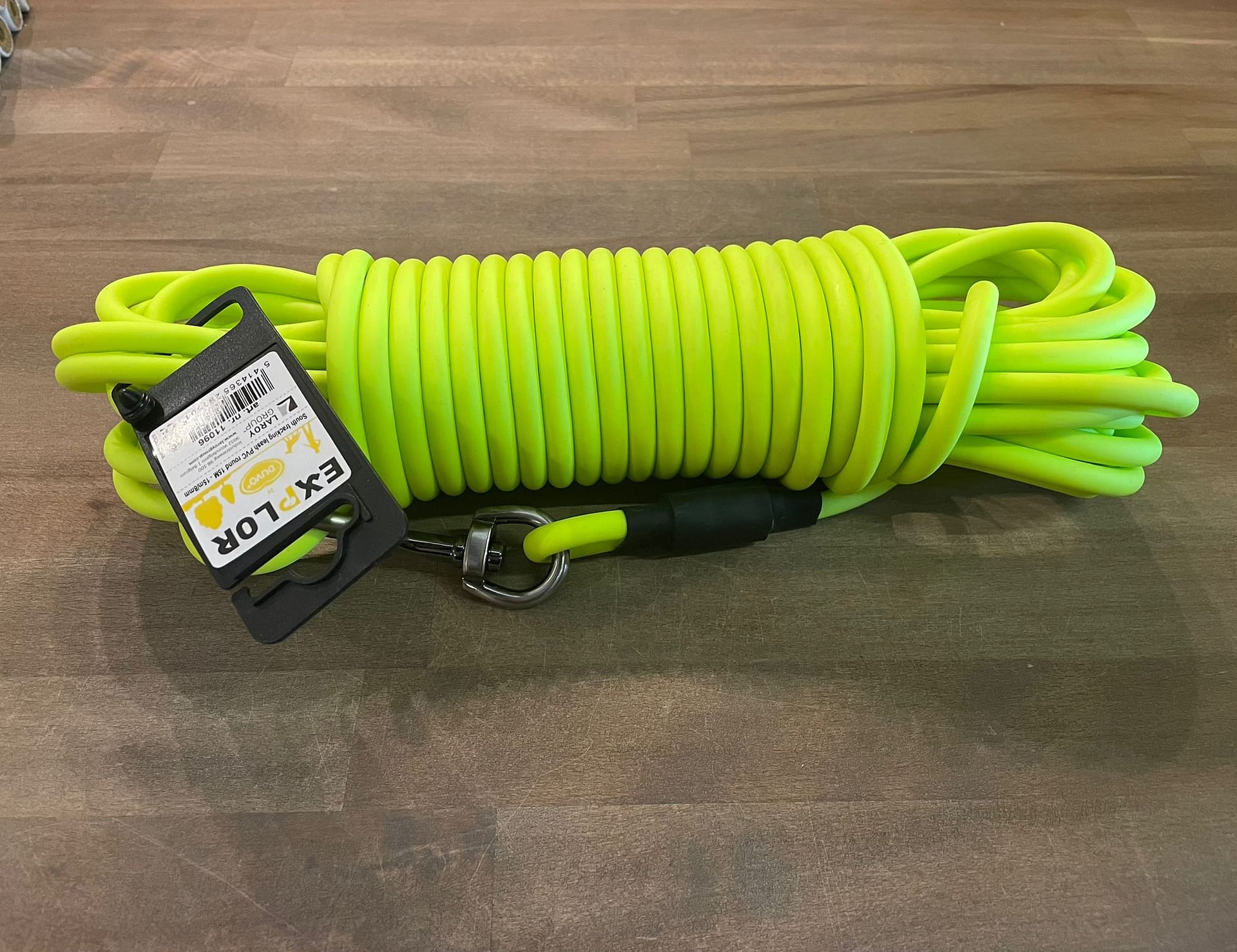 15m Bright Yellow Training Lead - K9 Kennels