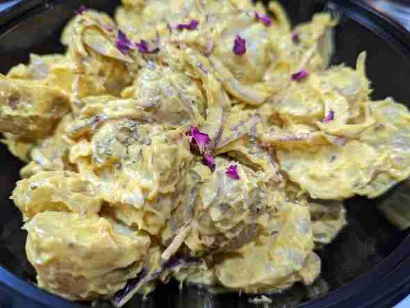 Coronation Potato Salad - Inferno Catering