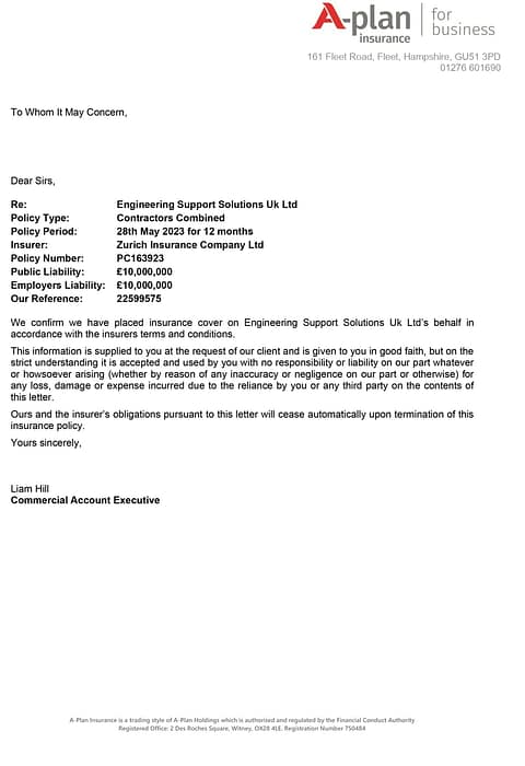 About us - Engineering Support Solutions UK Ltd